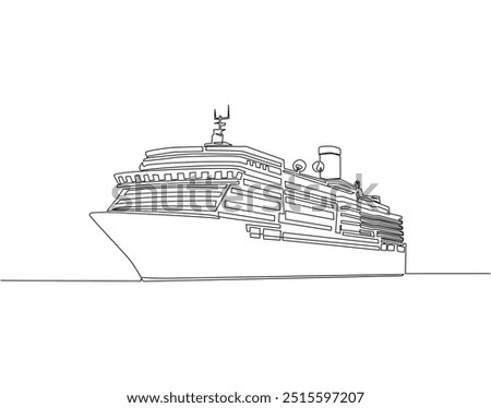 Simple Ship Drawing | Free download on ClipArtMag