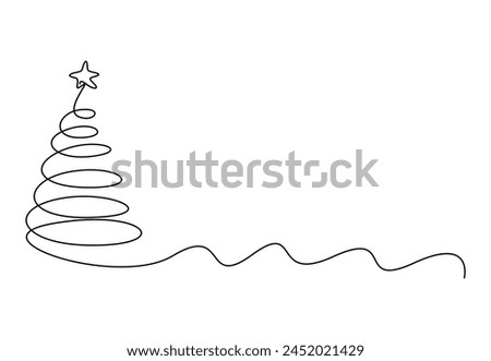 Christmas Line Drawing | Free download on ClipArtMag