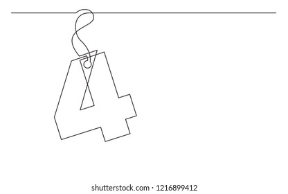 7,170 One line drawing number Images, Stock Photos & Vectors | Shutterstock