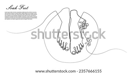 Foot Line Drawing | Free download on ClipArtMag