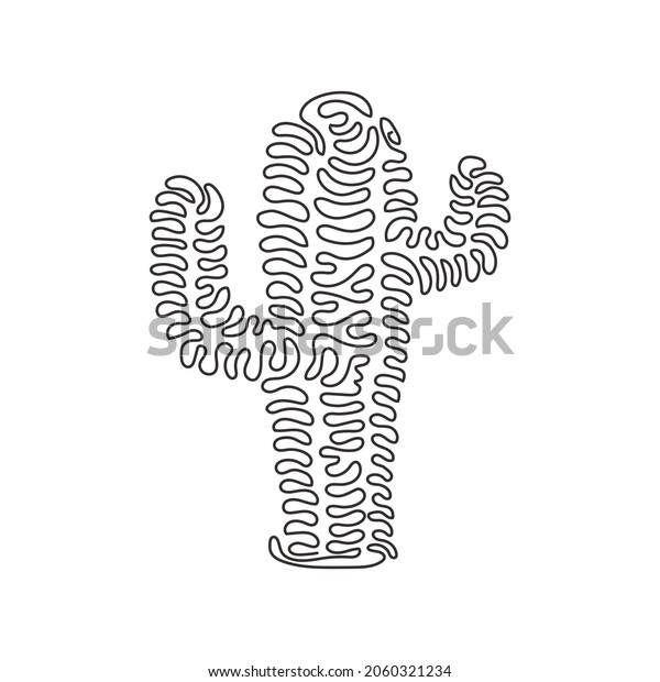 Continuous One Line Drawing Exotic Tropical Stock Vector (Royalty Free ...