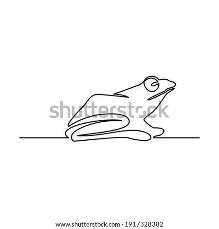 Frog Line Drawing | Free download on ClipArtMag