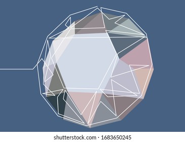 Continuous One Line Drawing Jewelry Diamond Stock Vector (Royalty Free ...