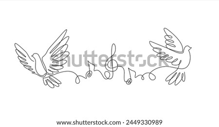 Music Note Bird Drawing | Free download on ClipArtMag