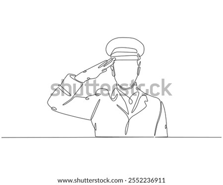 Soldier Saluting Drawing | Free download on ClipArtMag
