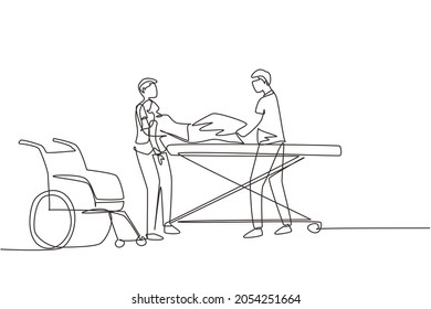 Continuous One Line Drawing Unconscious Woman Stock Vector (Royalty ...