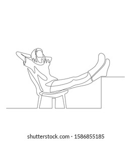 One Single Line Drawing Young Energetic: เวกเตอร์สต็อก (ปลอดค่า ...