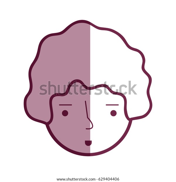 Contour Happy Boy Head Delivery Man Stock Vector (Royalty Free ...