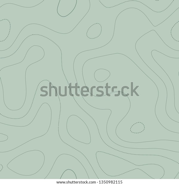 Contour Lines Seamless Design Awesome Tileable Stock Vector (Royalty ...