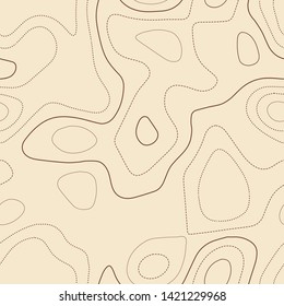 Contour Lines Seamless Design Mindblowing Tileable Stock Vector ...