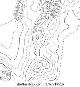 Golf Course Hole Map Vector Bunkers Stock Vector (Royalty Free) 1890740335