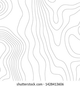 Contour Vector Illustration Scheme Geography Abstract Stock Vector ...