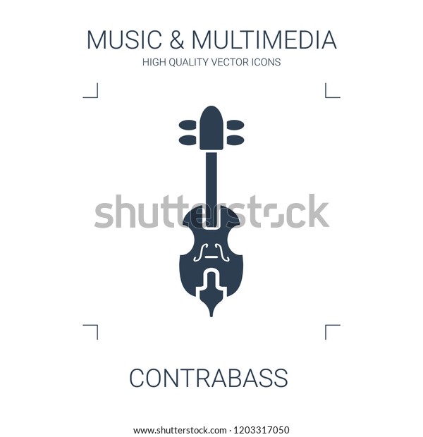 Contrabass Icon High Quality Filled Contrabass Stock Vector (Royalty ...