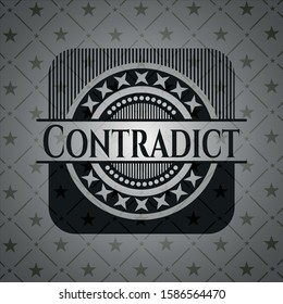 Contradict Dark Icon Emblem Vector Illustration Stock Vector (Royalty ...