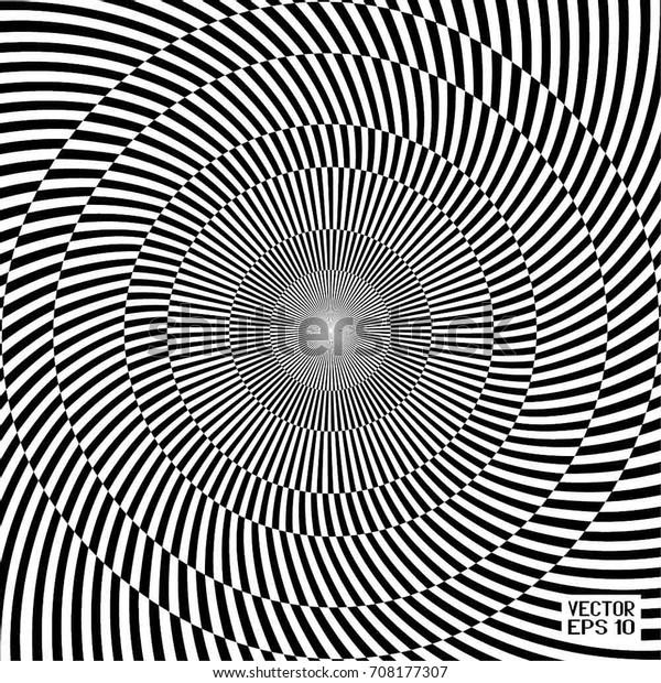 Contrast Abstract Black White Geometric Pattern Stock Vector (Royalty ...