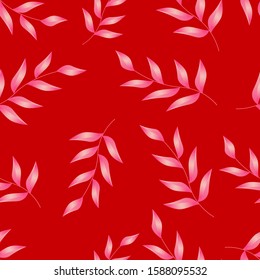 Contrasting Pattern Delicate Pink Flowers On Stock Vector (Royalty Free ...