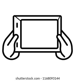 Control Different Devices Tablets Smartphones Icon Stock Vector ...
