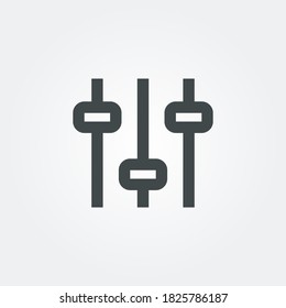 Control Icon Control Symbol Isolated On Stock Vector (Royalty Free ...
