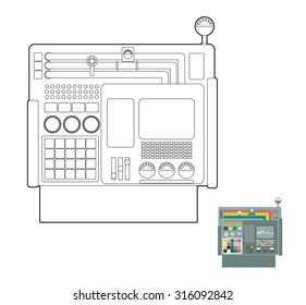 1,708 Control room drawing Images, Stock Photos & Vectors | Shutterstock