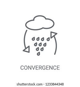 Convergence Icon Trendy Convergence Logo Concept Stock Vector (Royalty ...