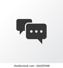 Conversation Icon Symbol Premium Quality Isolated Stock Vector (Royalty ...