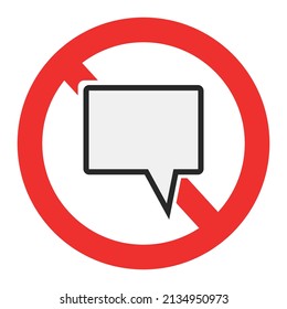 5,307 Talking prohibited Images, Stock Photos & Vectors | Shutterstock