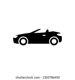 Convertible Car Icon Stock Vector (Royalty Free) 1303786450 | Shutterstock