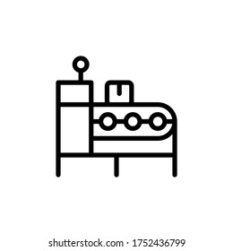 Cargo Conveyor Line Icon Stock Vector (Royalty Free) 305632916