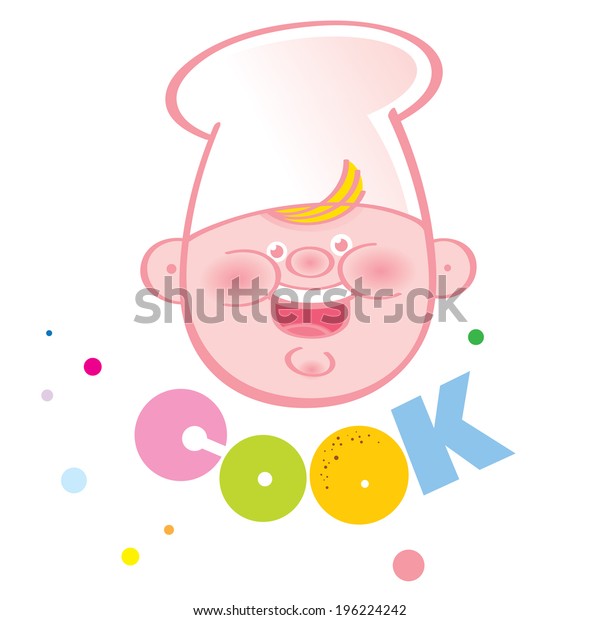 Cook Cartoon Chef Cook White Hubcap Stock Vector (Royalty Free ...
