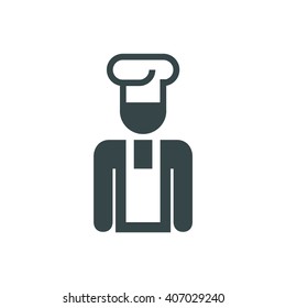 Cook Icon Vector Simple Sign Using Stock Vector (Royalty Free ...
