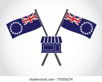 Cook Islands Emblem Store Stock Vector (Royalty Free) 775356274 ...