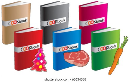 Cookbook Cook Book Stock Vector (Royalty Free) 65634538