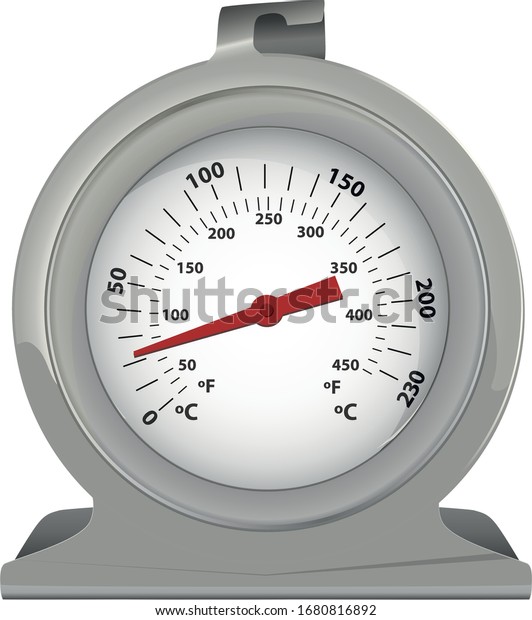 Cooker Thermometer Gauge Cooking Roasting Baking Stock Vector (Royalty ...
