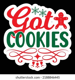 Cookie Sticker Design You Can Download Stock Vector (Royalty Free ...