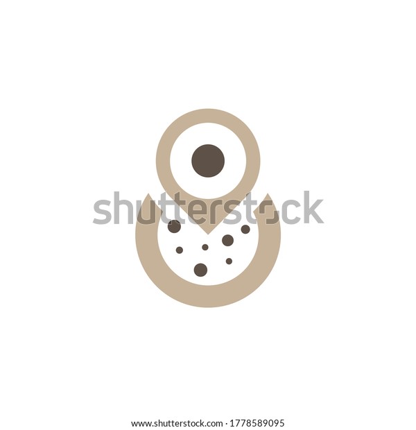 Cookies Point Logo Design Vector Template Stock Vector (Royalty Free ...