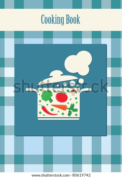 Cooking Book Cover Vector Illustration Stock Vector (Royalty Free ...