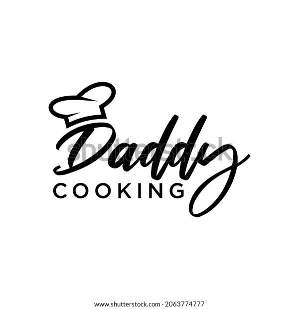 Cooking Daddy Logo Template Stock Vector (Royalty Free) 2063774777