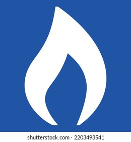 Cooking Element Gas Flame Heat Burn Stock Vector (Royalty Free ...