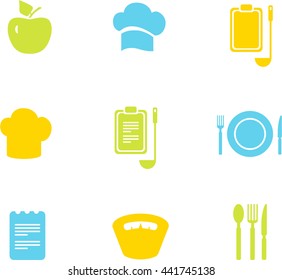 Cooking Icons Stock Vector (Royalty Free) 441745138 | Shutterstock