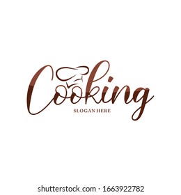 Cooking Logo Brown Stock Vector (Royalty Free) 1663922782