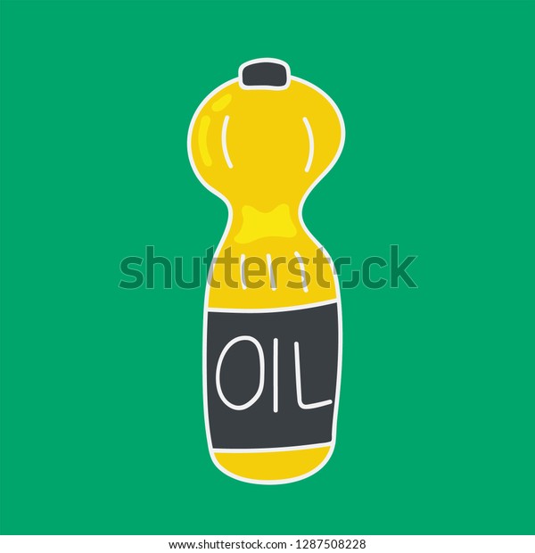 Cooking Oil Vector Hand Drawn Icon Stock Vector (Royalty Free ...
