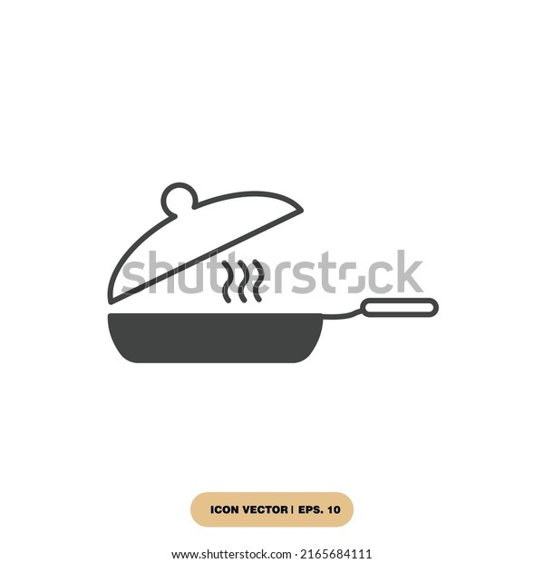 Cooking Pan Icons Symbol Vector Elements Stock Vector (Royalty Free ...