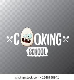 Cooking School Classes Logo Label White Stock Vector (Royalty Free ...