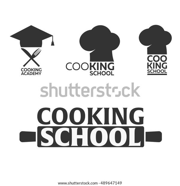 Cooking School Logo Cooking Academy Vector Stock Vector (Royalty Free ...