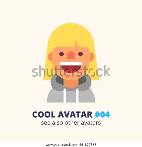 Cool Avatar 04 Young Blonde Woman: เวกเตอร์สต็อก (ปลอดค่าลิขสิทธิ์ ...