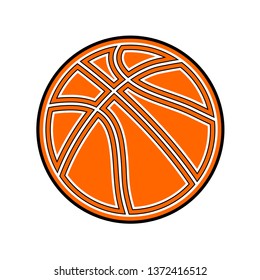 Cool Basketball Icon Stock Vector (Royalty Free) 1372416512 | Shutterstock