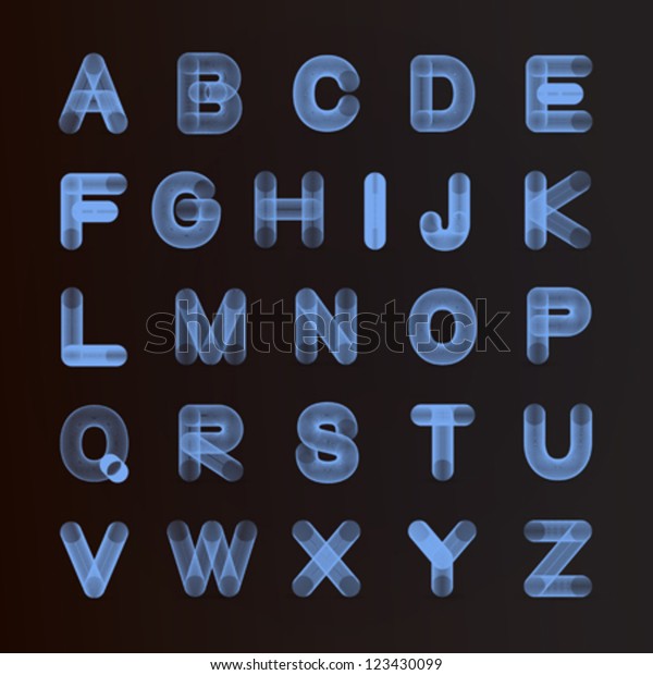 948 X Ray Font Images, Stock Photos & Vectors | Shutterstock