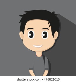 Cool Boy Character Stock Vector (Royalty Free) 476821015 | Shutterstock