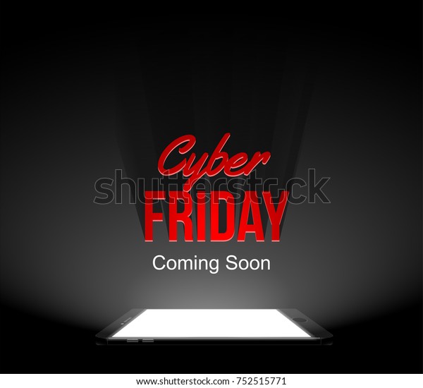 Cool Cyber Friday Coming Soon Illustration Stock Vector (Royalty Free ...