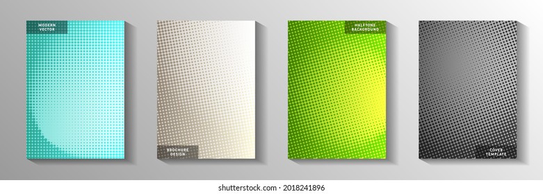 Cool Dot Screen Tone Gradation Cover Stock Vector (Royalty Free ...